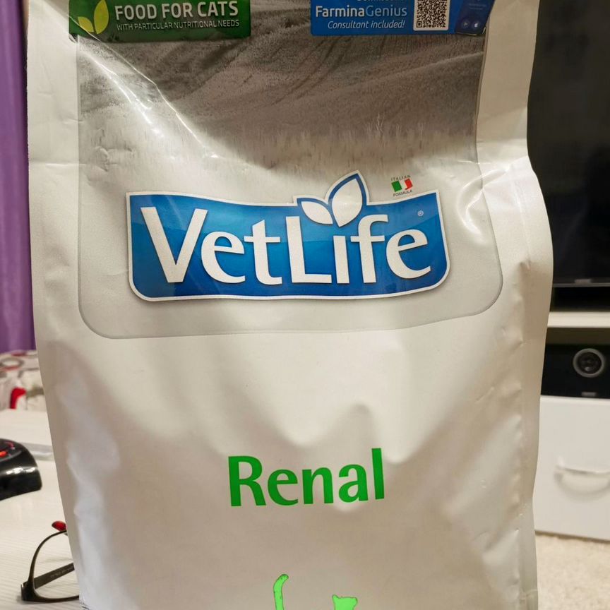 Сухой корм Farmina Vet Life Cat Renal для кошек