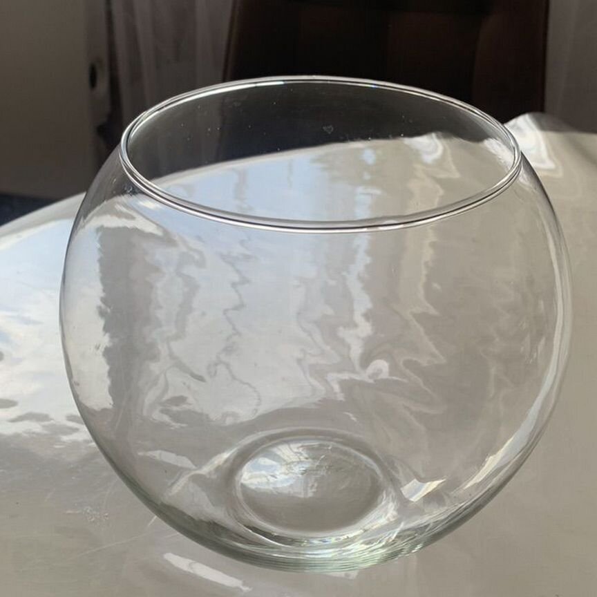 Аквариум для рыбок круглый