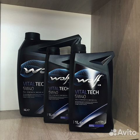 Масло моторное wolf vitaltech 5W-40 4л купить в Череповце | Авито