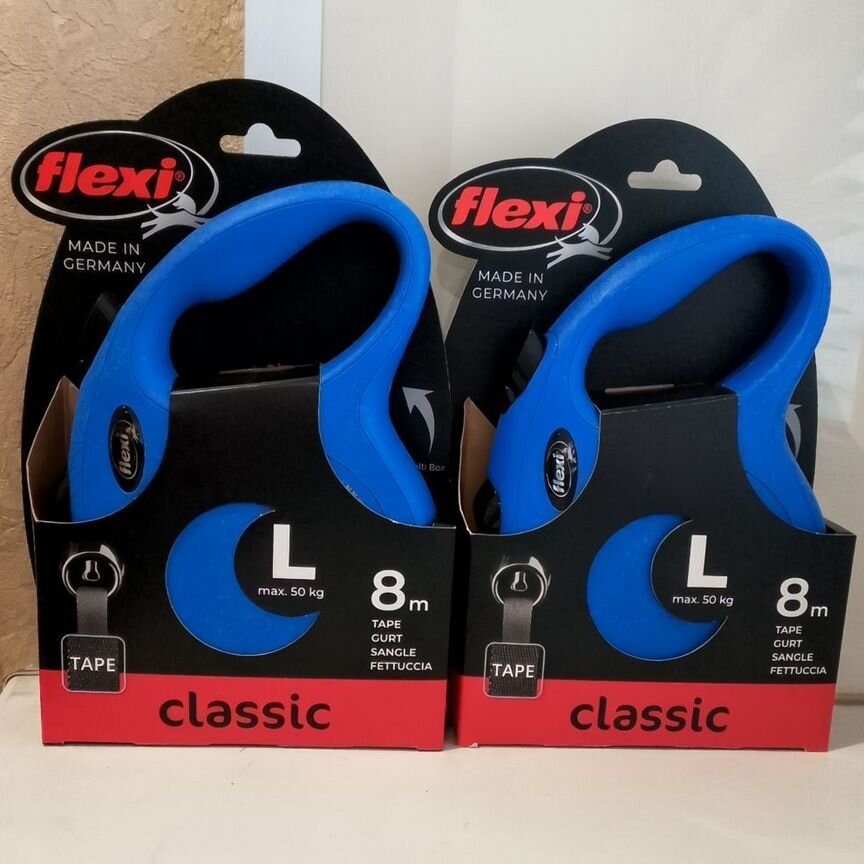 Рулетка поводок Flexi 8 метров 50 кг Флекси