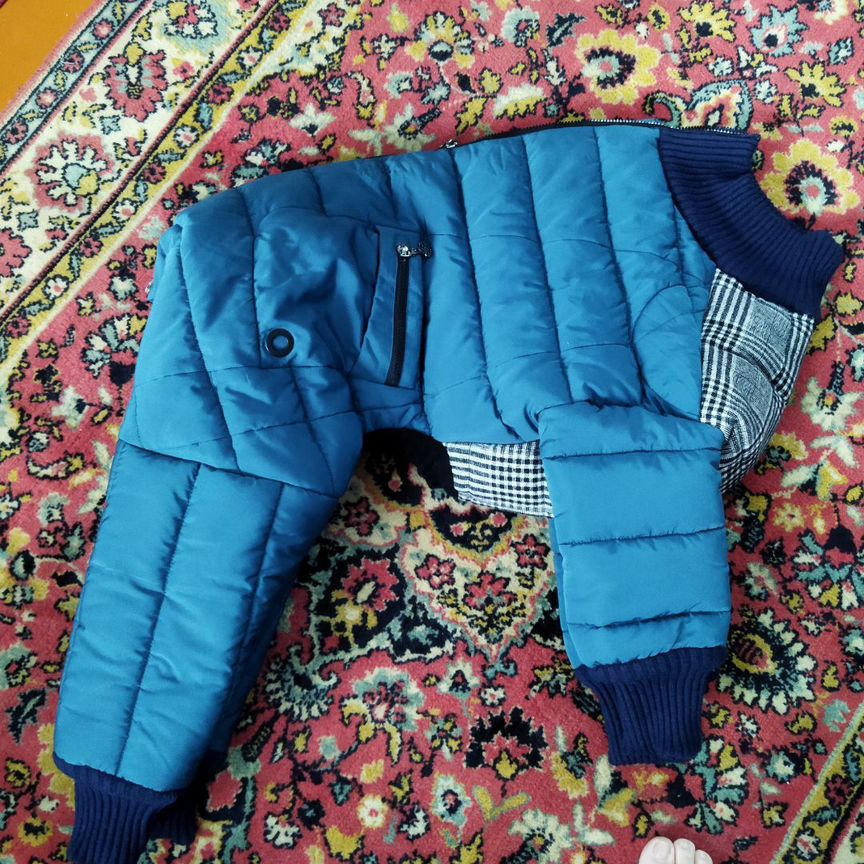 Зимний комбинезон для средней собаки