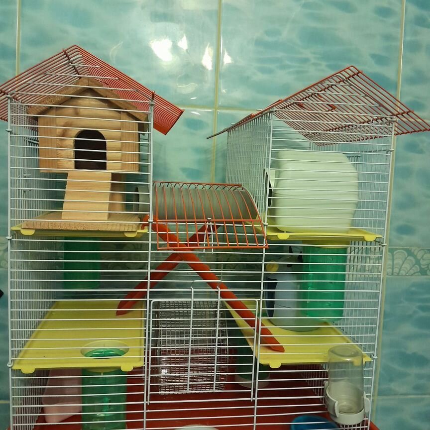 Клетка для грызунов tesoro, 45.5x28.5x51 см