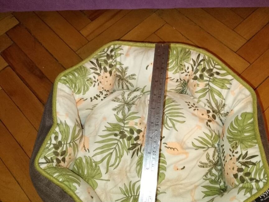 Лежанка для собак и кошек круглая