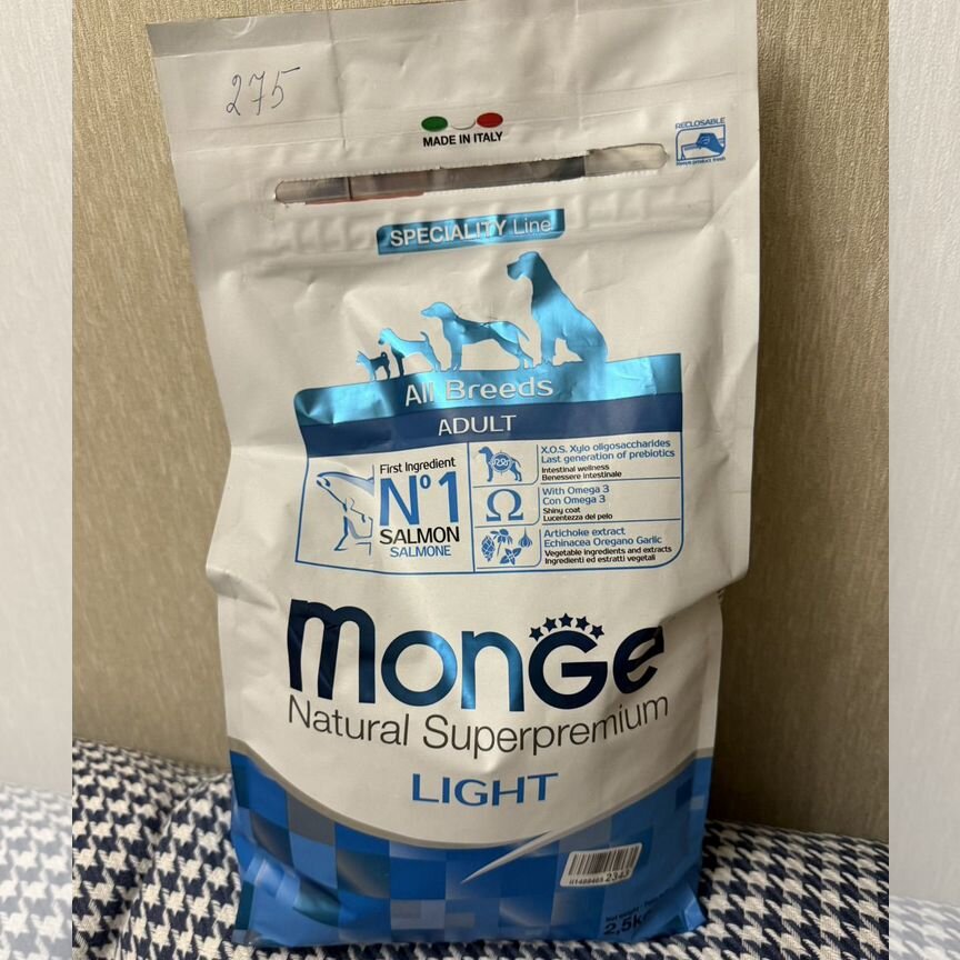 Корм для собак monge низкокалорийный