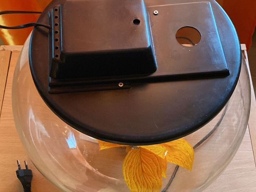 Аквариум круглый с подсветкой