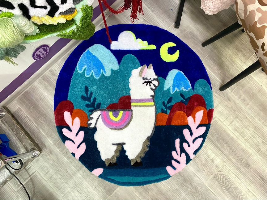 Тафтинговый ковер по любому эскизу