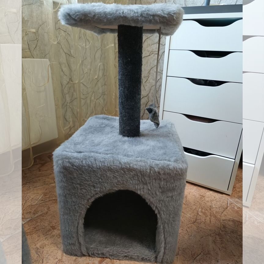 Когтеточка домик для кошки