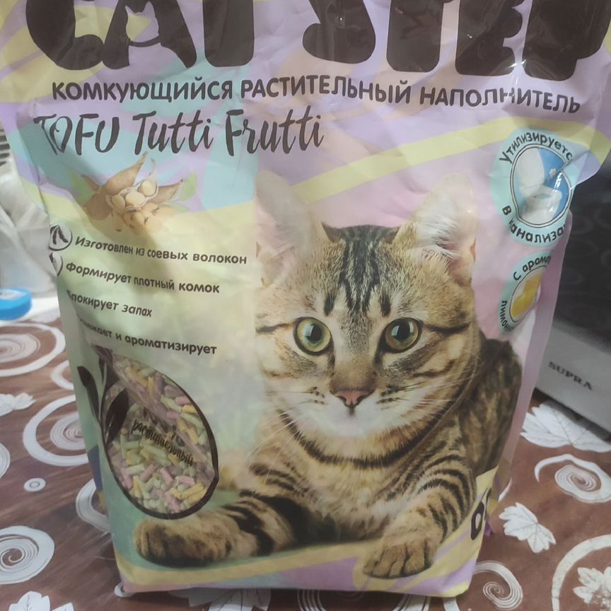 Кошачий наполнитель тофу