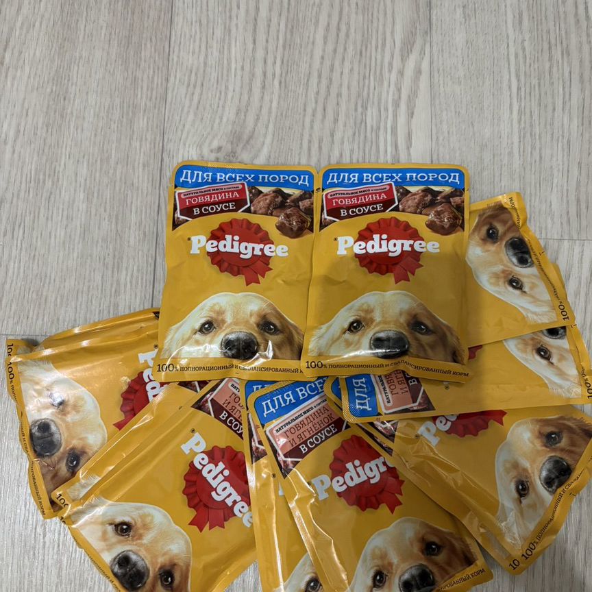 Влажный корм для собак Pedigree