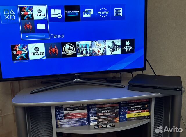 PS4 Slim+FIFA23 (300+игр) купить в Москве | Электроника | Авито