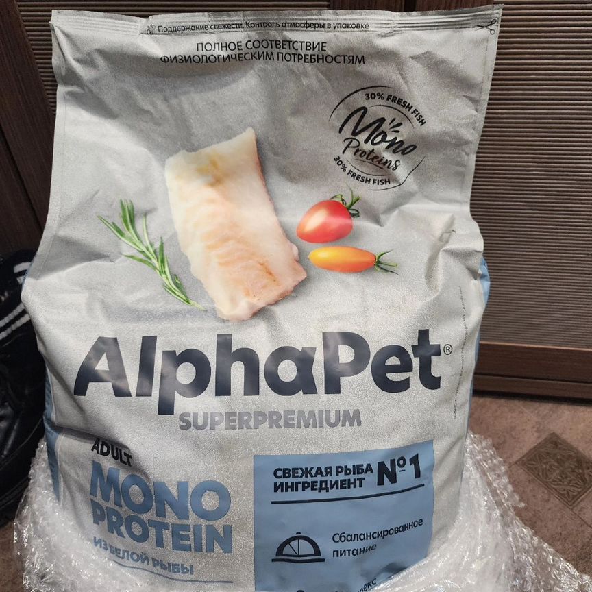 Сухой корм крупных пород AlphaPetSuperpremium12кг