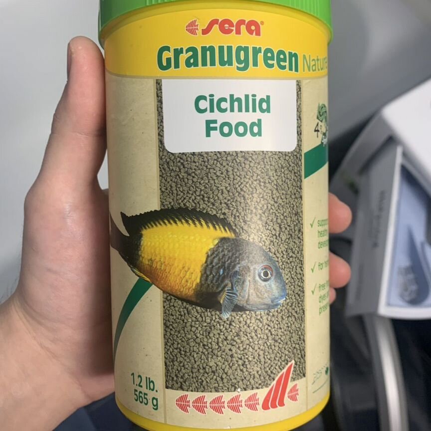 Корм для цихлид Sera Granugreen, 1000 мл