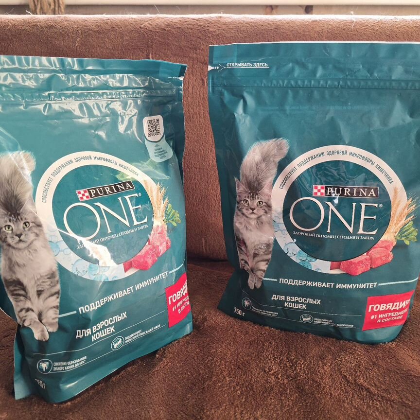 Сухой Purina One для кошек 750гр