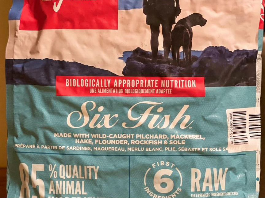 Корм Orijen six fish для собак, 6кг