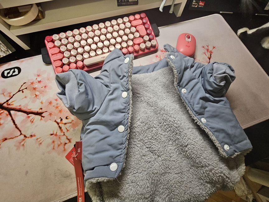 Комбинезон для собаки тёплый