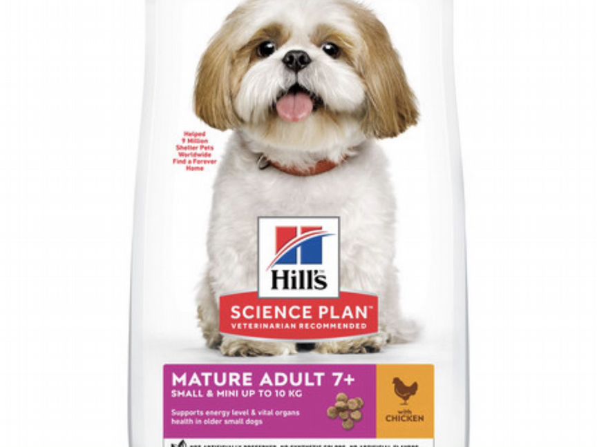 Сухой корм для собак Hill’s Mature Adult 7+ 1,5кг