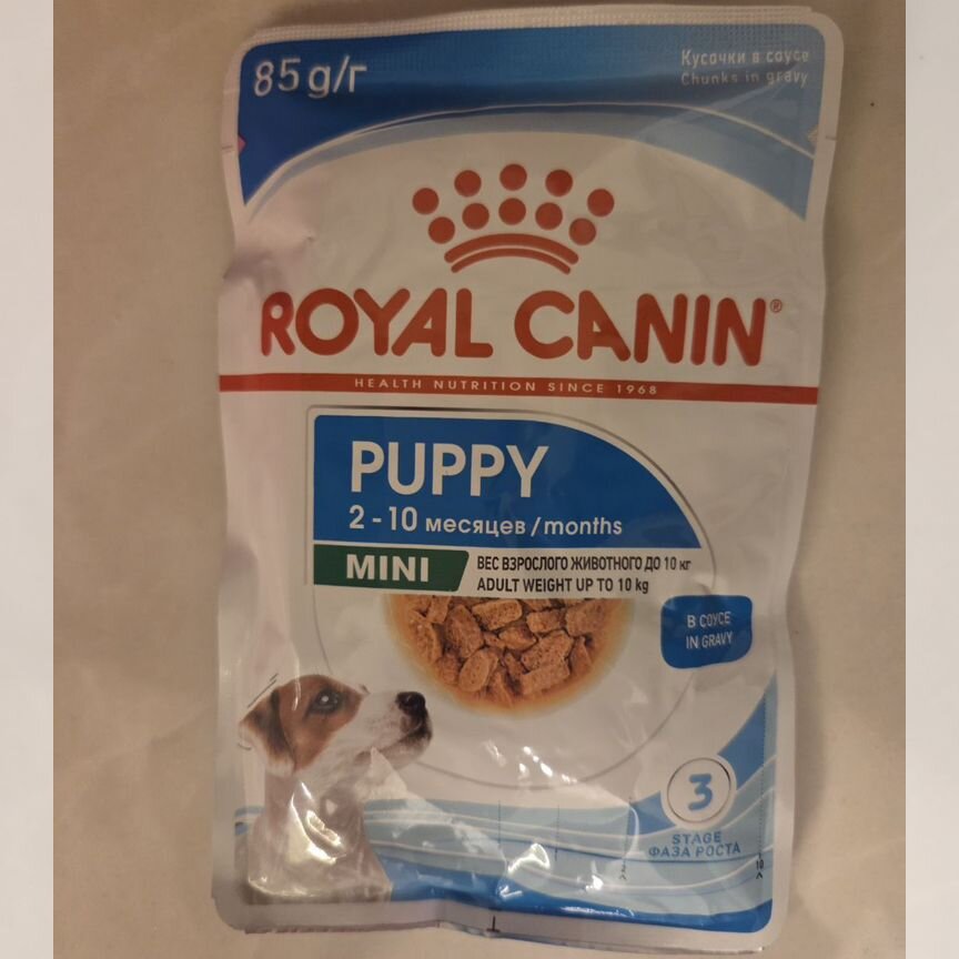 Корм для собак royal canin mini puppy
