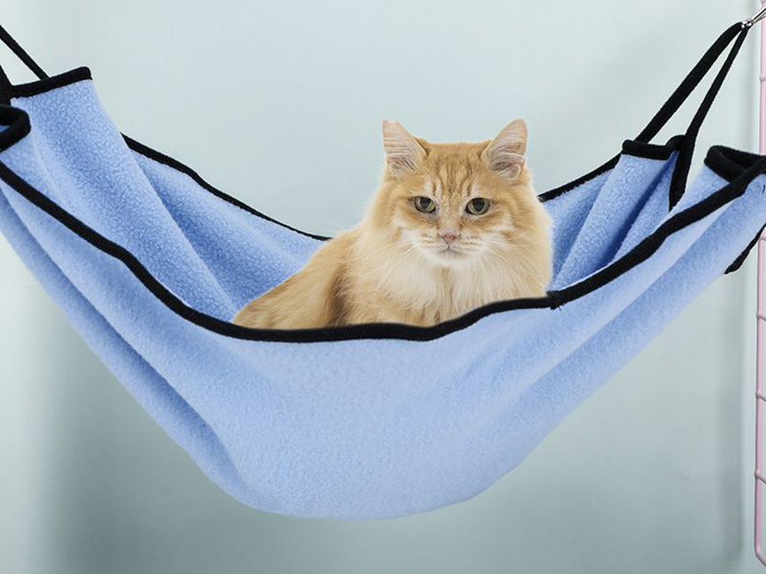 Флисовый гамак для животных