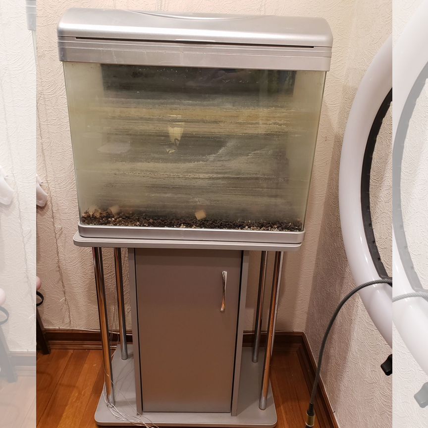 Аквариум бу 100 литров с тумбой