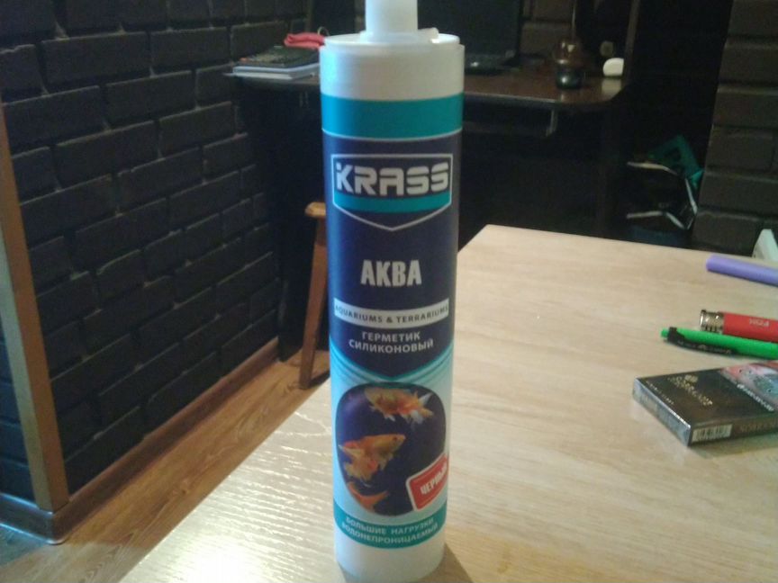 Герметик для аквариума черный