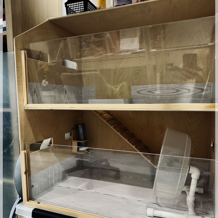 Сталлаж, витрина для ежа, хомячка, морской свинки