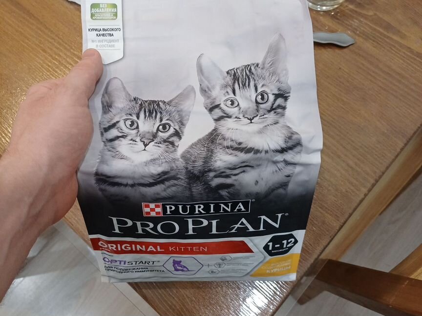 Корм для кошек purina pro plan original для котят