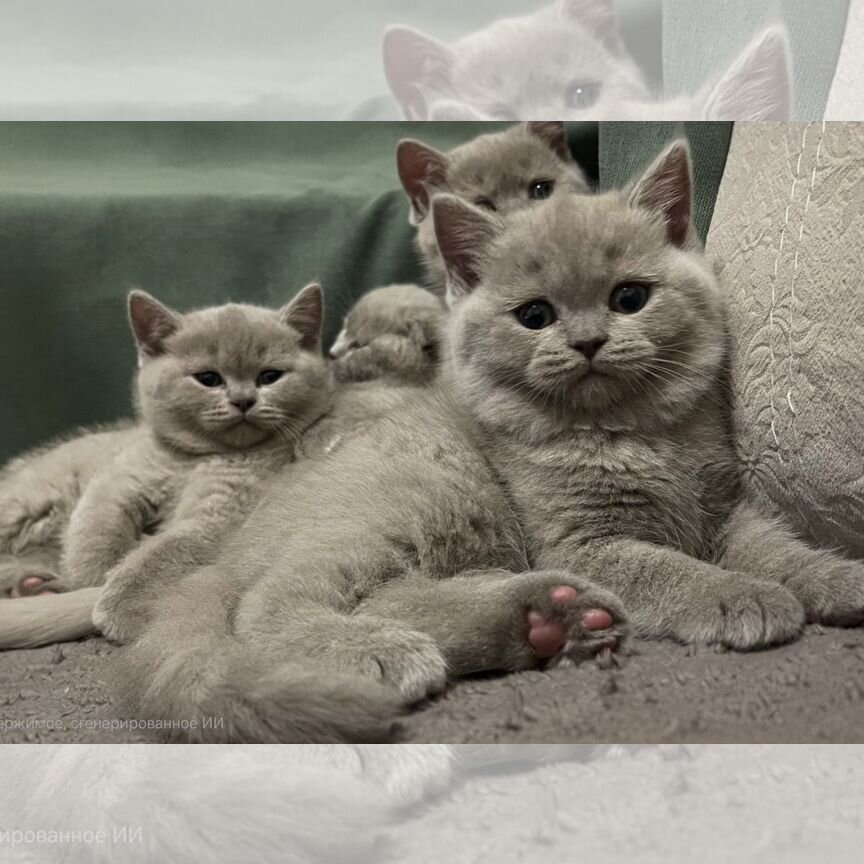 Шотландский прямоухий длинношёрстный котёнок