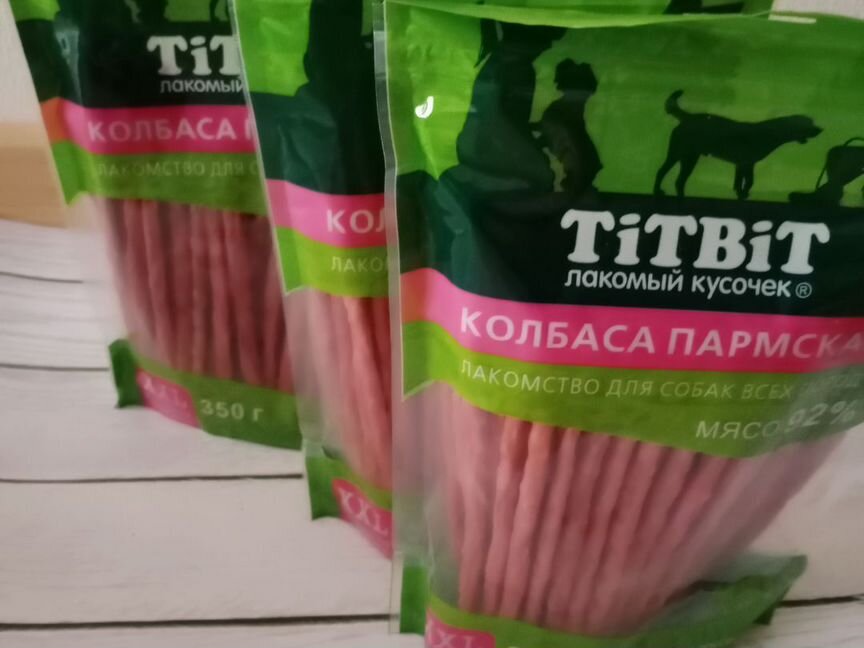 Лакомства для собак Titbit пармские колбаски