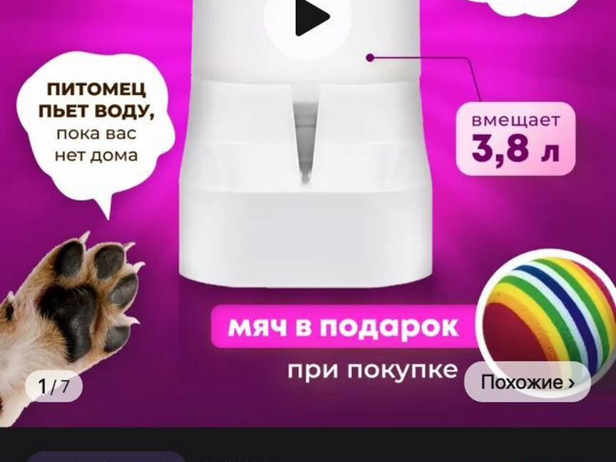 Поилка для кошек и кормушка для кошек