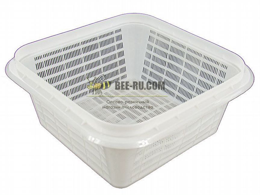 Фильтр контейнер на куботейнер для меда, икры (пла
