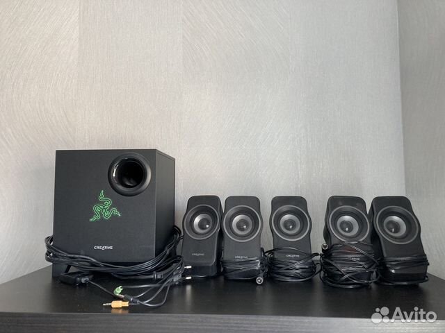 Колонки 5 шт + сабвуфер Creative A520 5.1 купить в Москве | Электроника ...