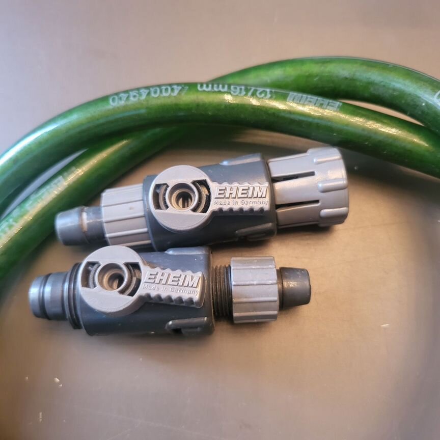 2 переходника (12/16) и шланг eheim