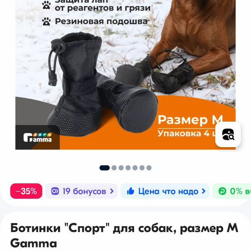 Ботинки для собак