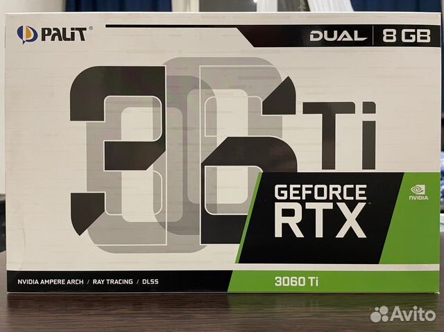 RTX 3060 ti palit dual купить в Новокузнецке | Электроника | Авито