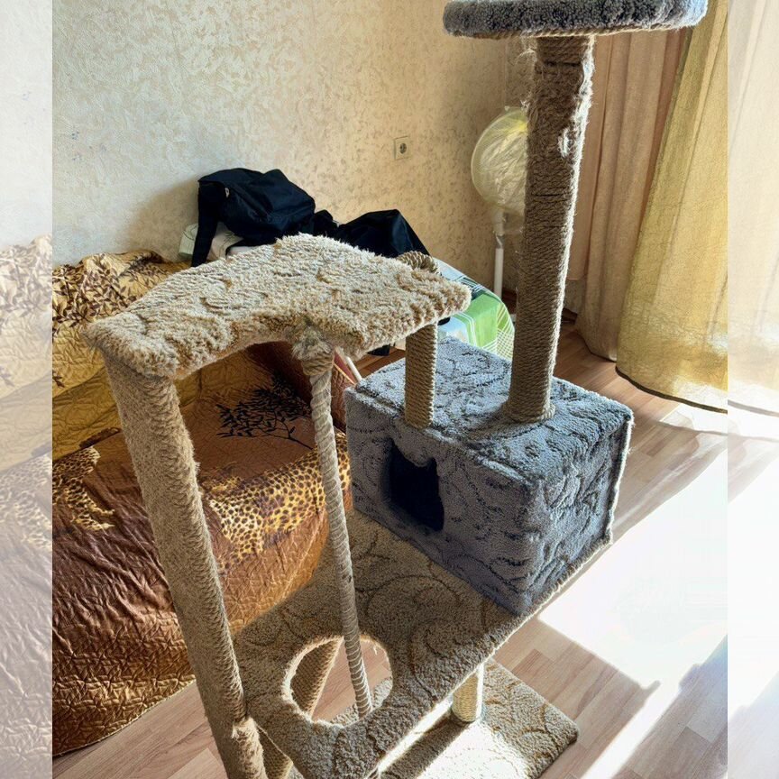 Домик для кошки с когтеточкой