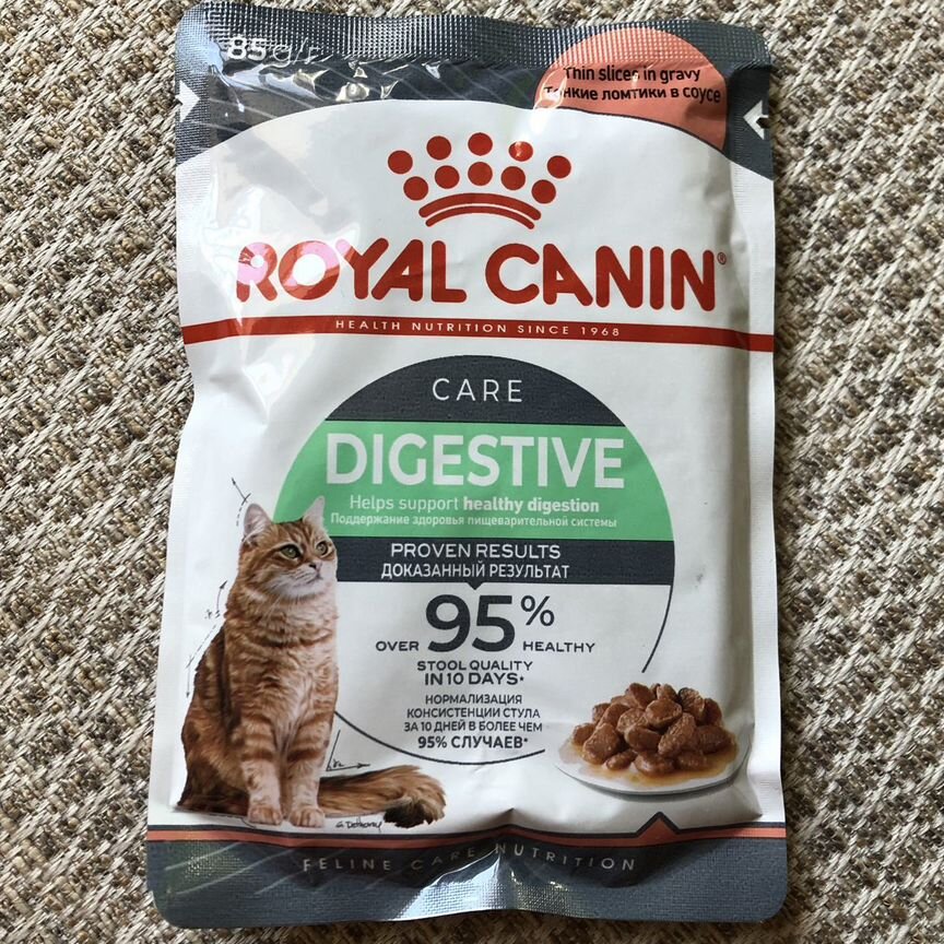Влажный корм для кошек royal canin digestive