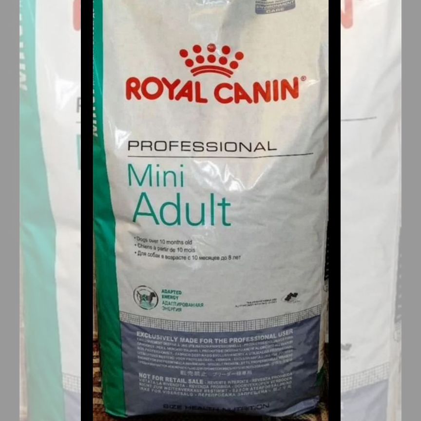 Корм для собак royal canin mini adult