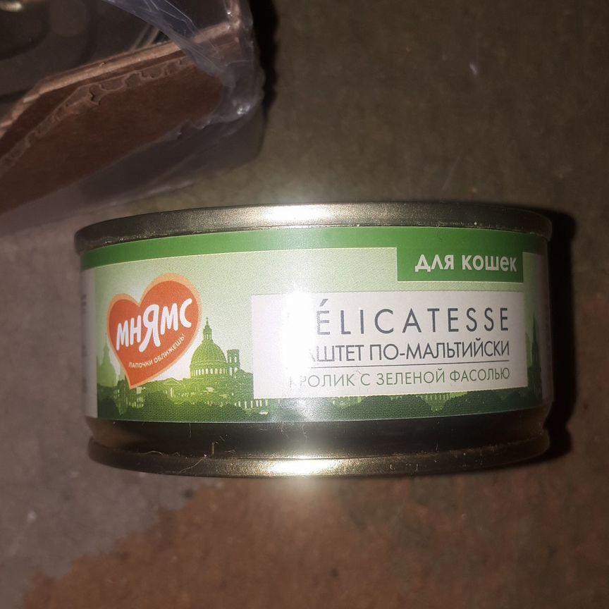 Консервированный корм для кошек "Мнямс"