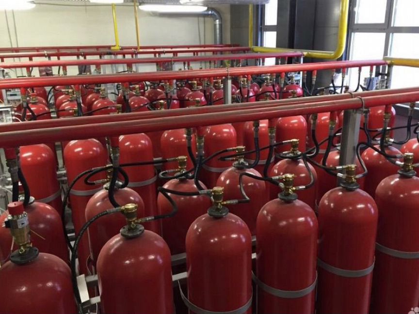 Вывоз баллонов пожаратушения, фреон хладон