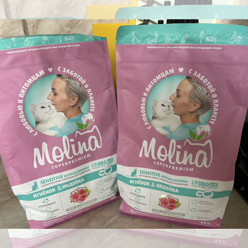 Корм для кошек Molina