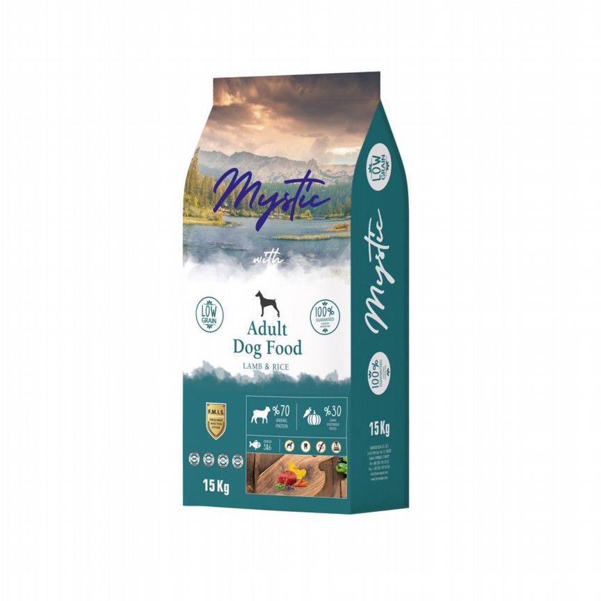 Mystic для собак, с ягненком, 15 кг