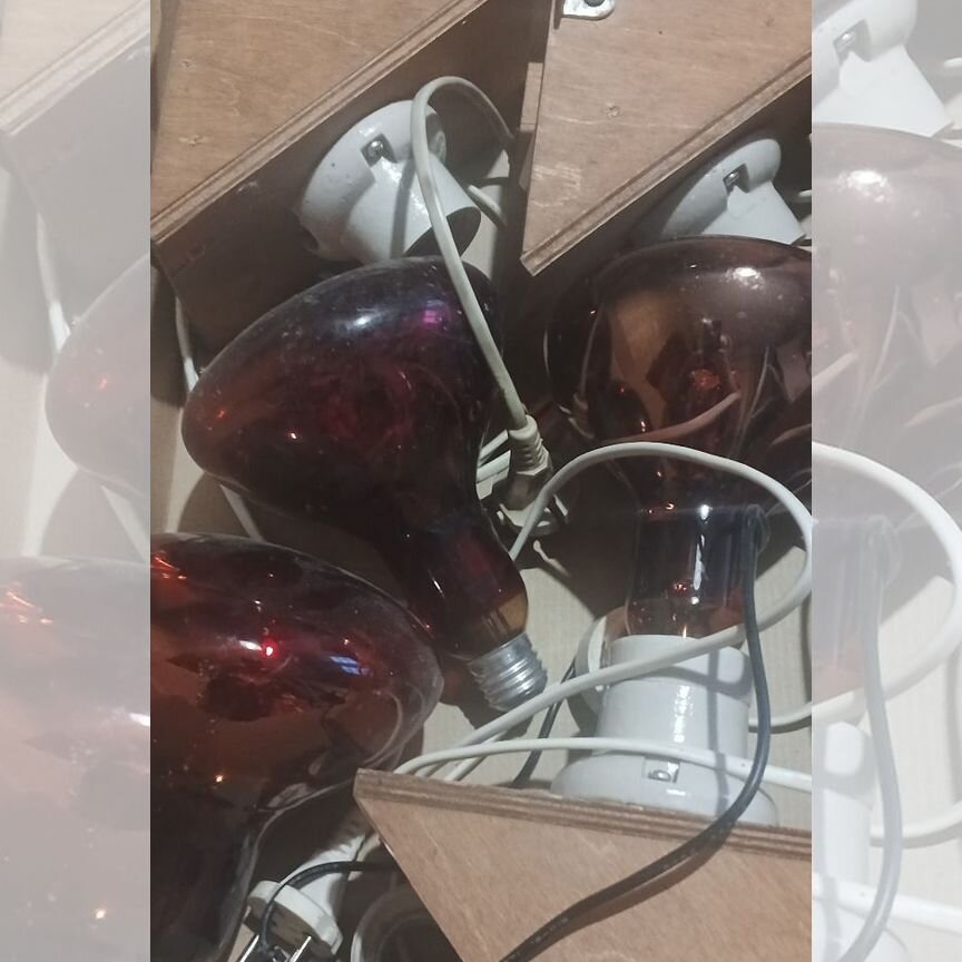 Регулируемый блок для красной лампы 3 штуки  3 лам