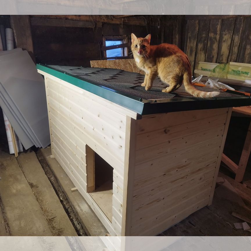 Будка для собаки утепленная