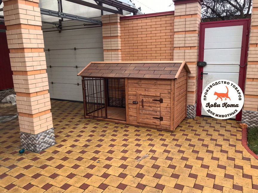 Будка «Полкан 2.1» для средних и крупных пород