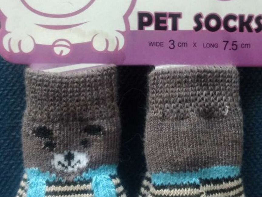 Носочки для животных размер М