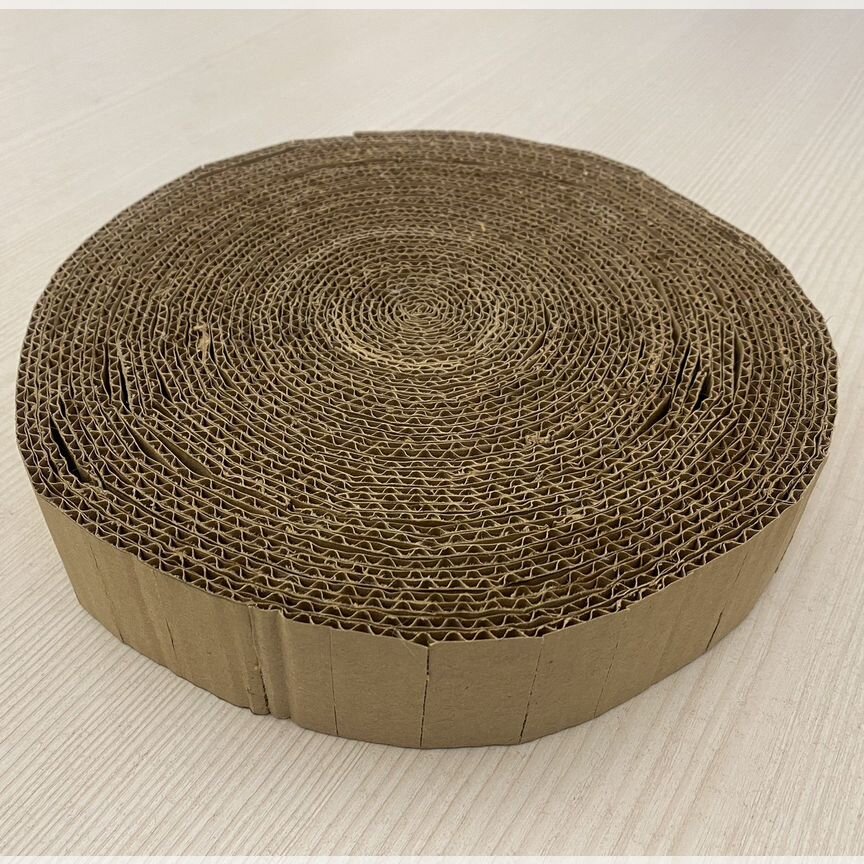 Когтеточка из картона круглая