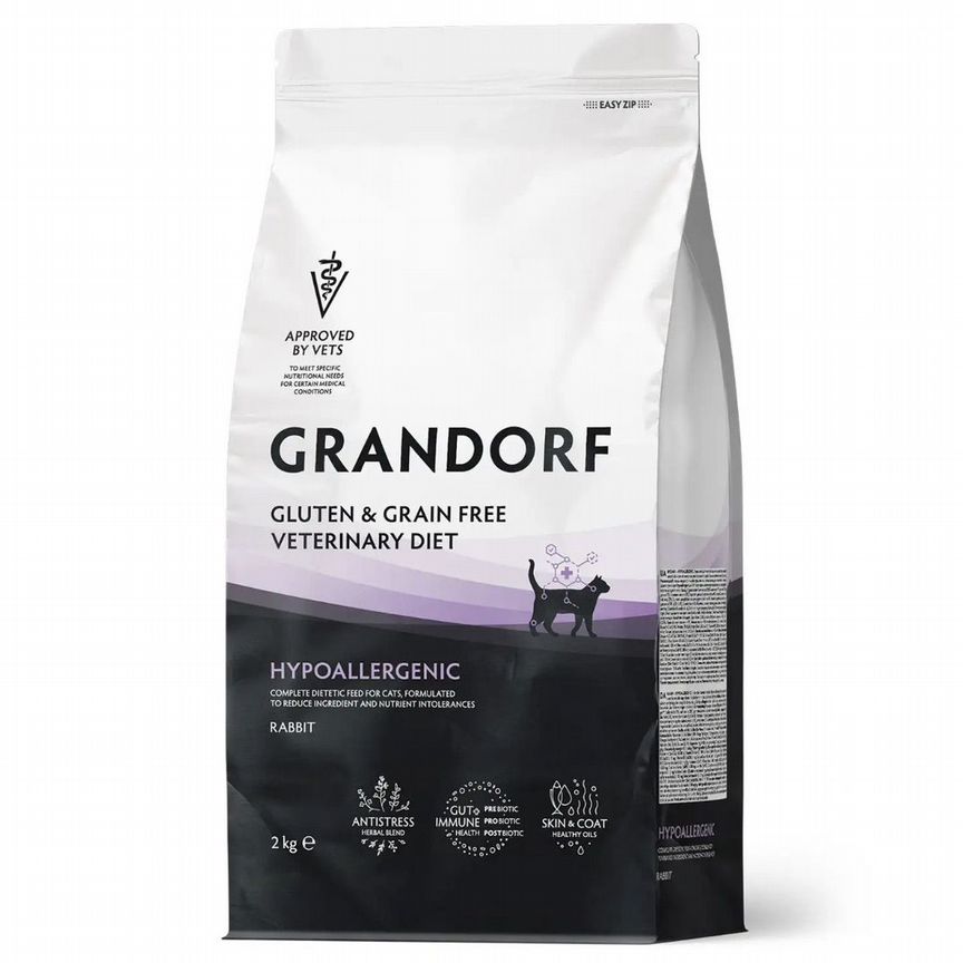 Корм для кошек grandorf hypoallergenic