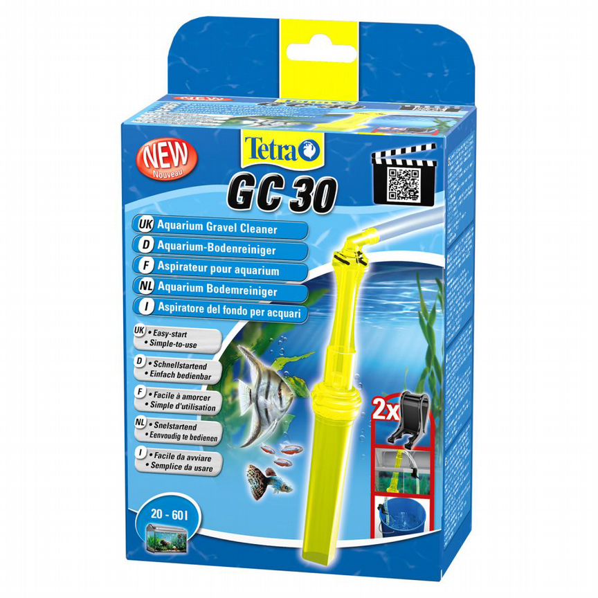 Tetra GC 30 грунтоочиститель (сифон) малый для ак