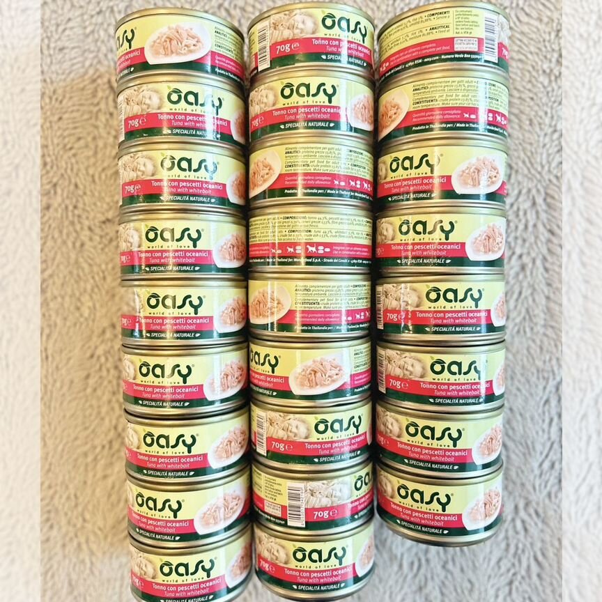 Корм для кошек Oasy Тайланд