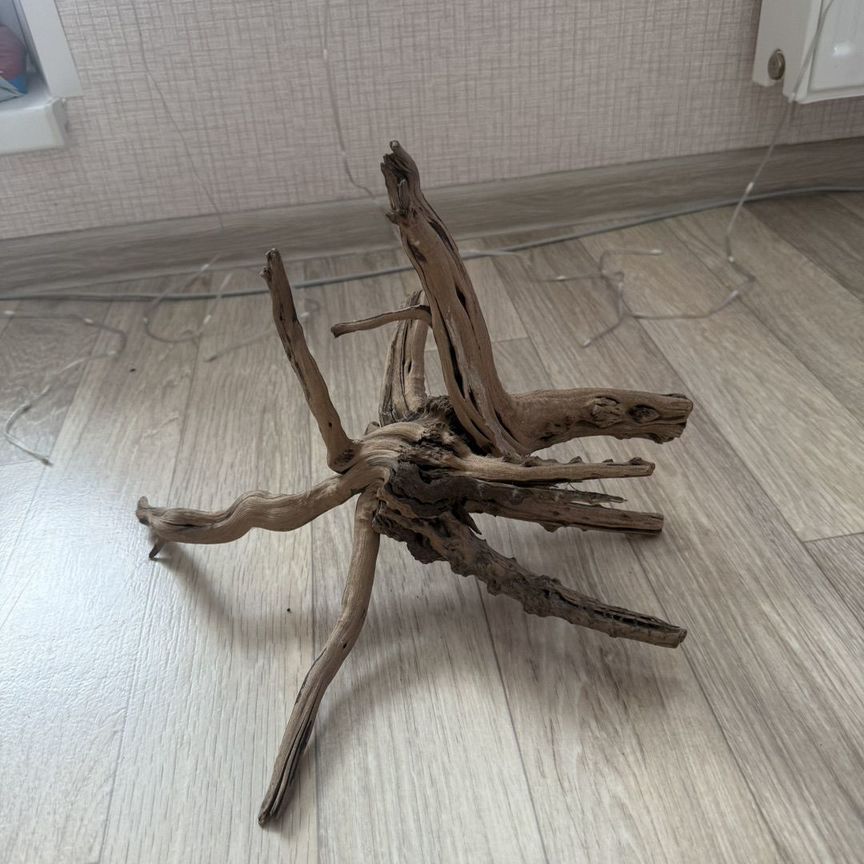 Коряга в аквариум средняя